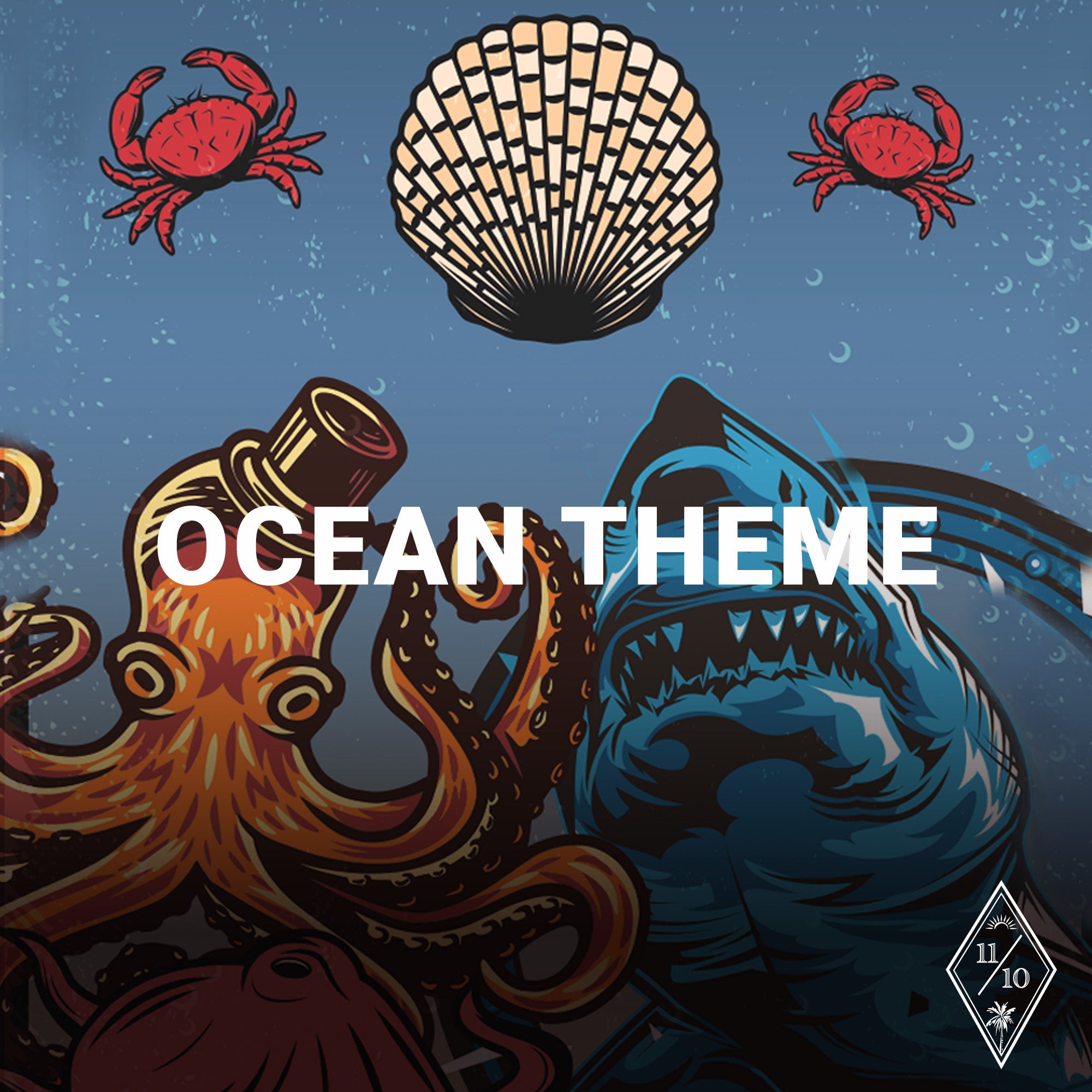 Ocean Theme Shirts | Coastal & Marine Designs | Eleven Oasis
