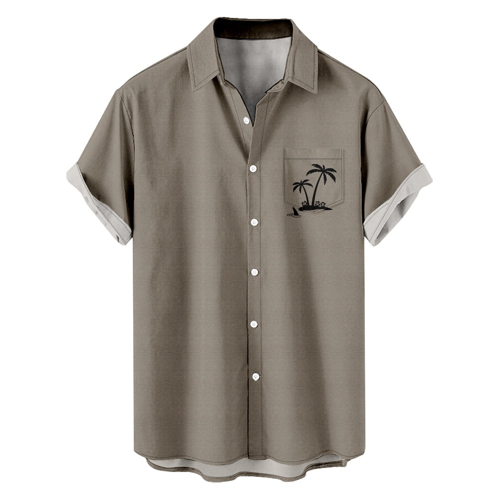Men's Palm Tree Shirts | Tropical Vibes by Eleven Oasis
