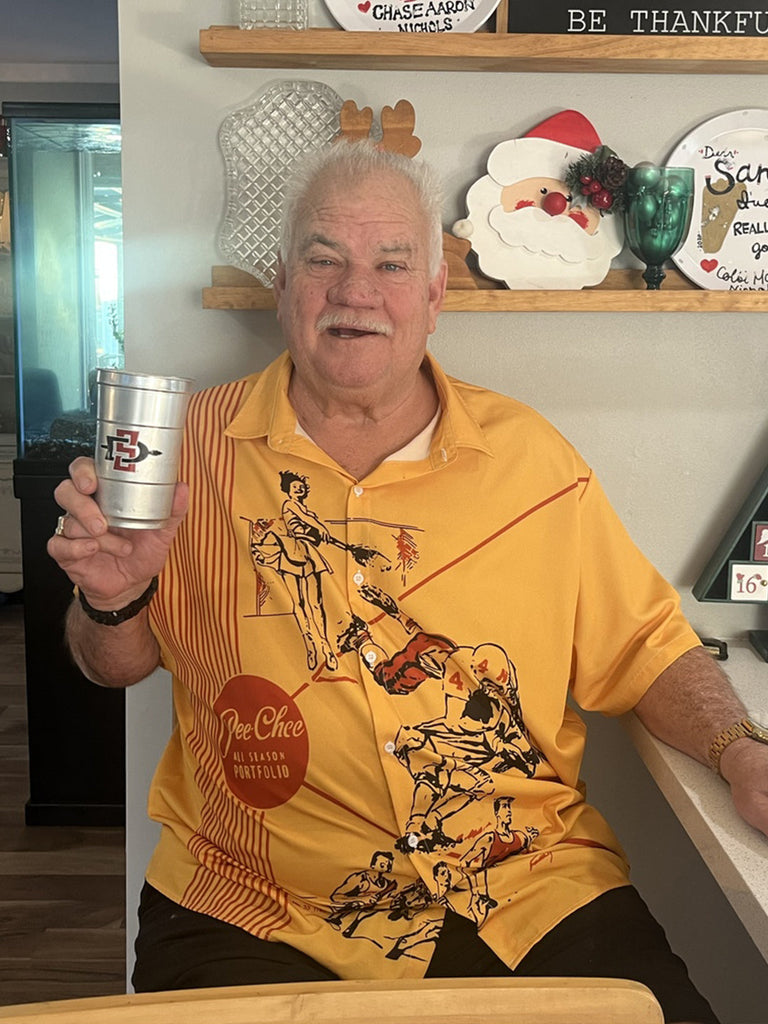 Men's Pee Chee Folder Inspired Nostalgia Short Sleeve Shirt – Eleven Oasis