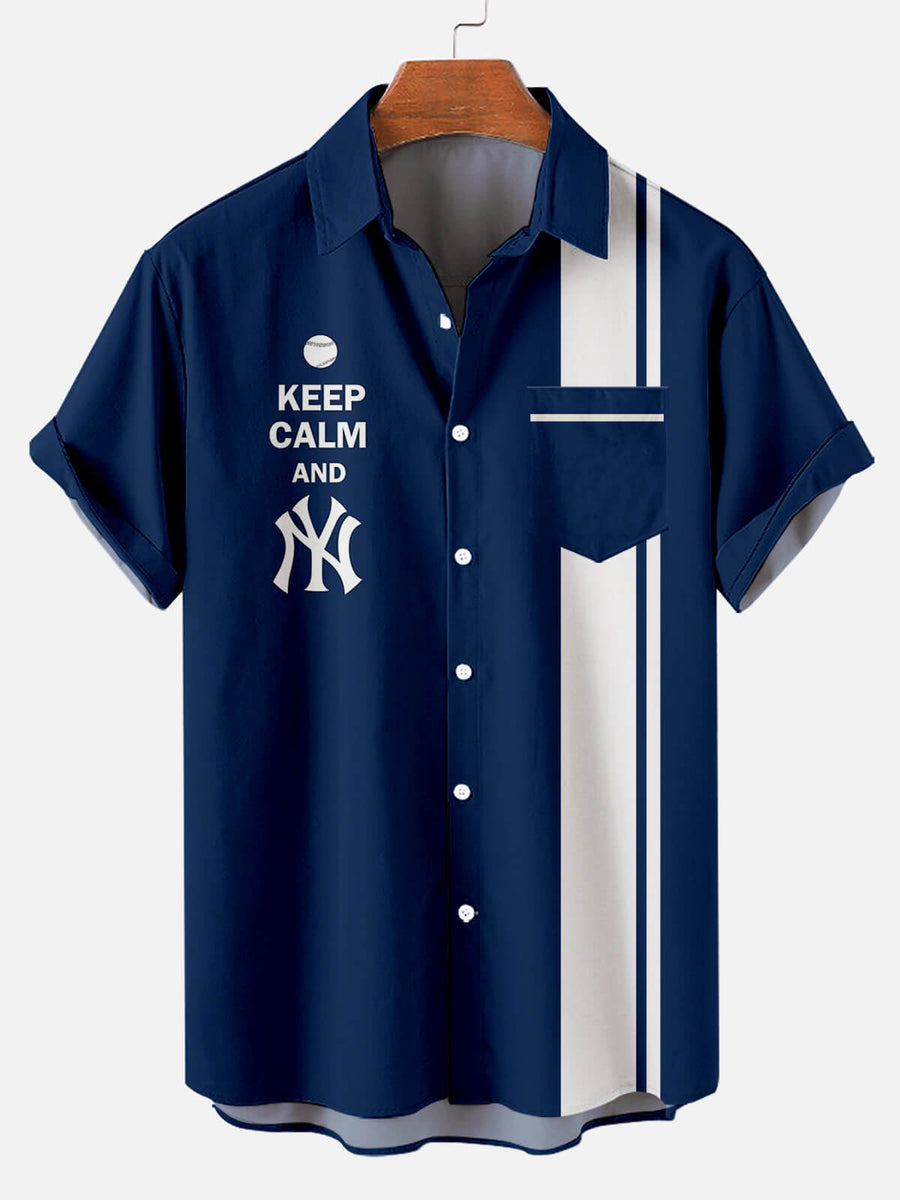 Keep Clam And Yankees Men's Short Sleeve Tops – Eleven Oasis